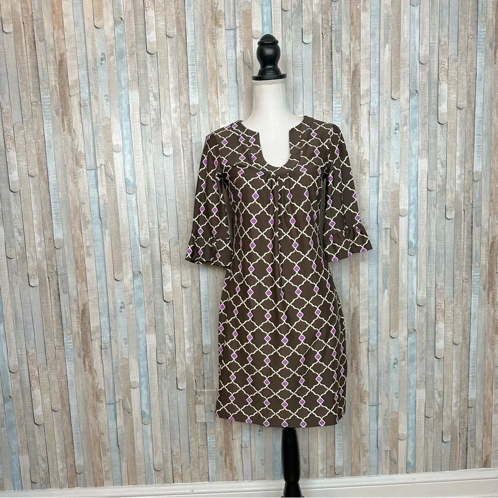 Jude Connally | Dresses | Jude Connally S Trellis Print Nancy Stretch ...